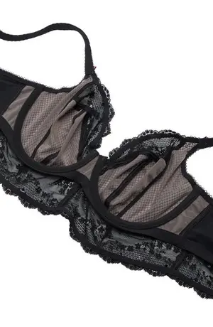 Elomi Charley Longline Full Figure Underwire Bra - Black