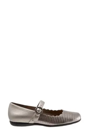 Trotters Sugar Mary Jane Flat - Pewter
