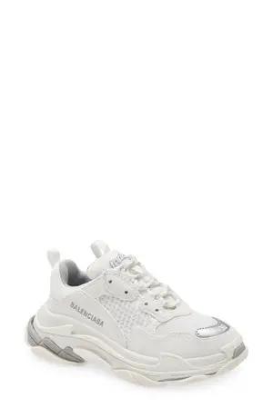 Balenciaga Triple S Sneaker White/ Metal Grey