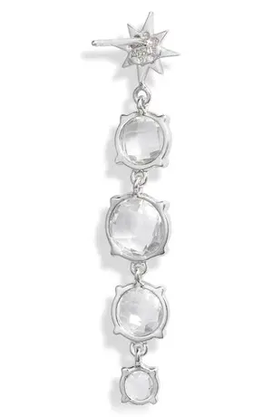 Anzie North Star Drop Earrings - Silver