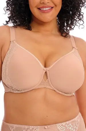 Elomi Charley Full Figure Spacer Underwire Bra - Fawn