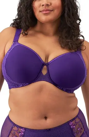 Elomi Charley Full Figure Spacer Underwire Bra Iris (irs)