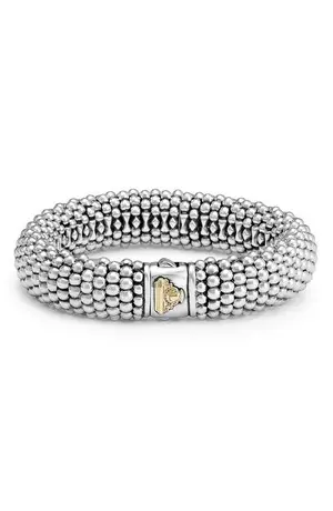 Lagos Signature Caviar Wide Rope Bracelet