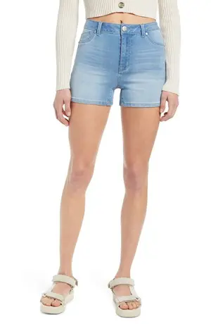 1822 Denim 1822 Denim High Waist Denim Shorts Mojave
