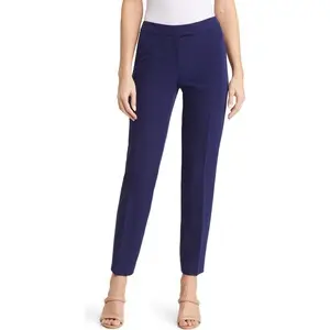 Anne Klein Slim Stretch Woven Pants - Distant Mountain