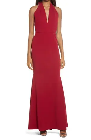 Dress The Population Tie Neck Evening Dresses
