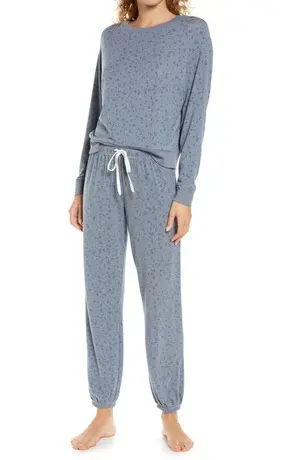 Honeydew Intimates Star Seeker Brushed Jersey Pajamas Calcite Dot