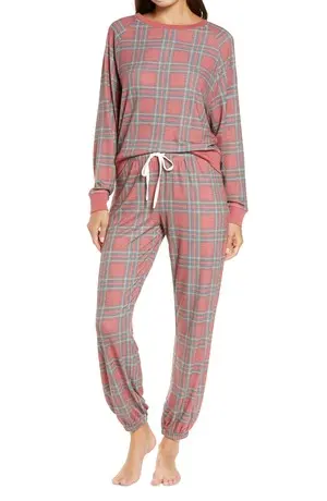 Honeydew Intimates Star Seeker Brushed Jersey Pajamas Dashing Plaid