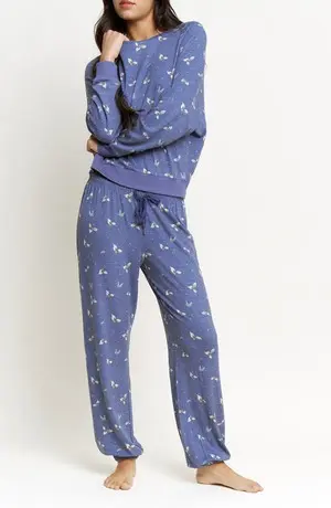 Honeydew Intimates Star Seeker Brushed Jersey Pajamas Dreamspell Holly