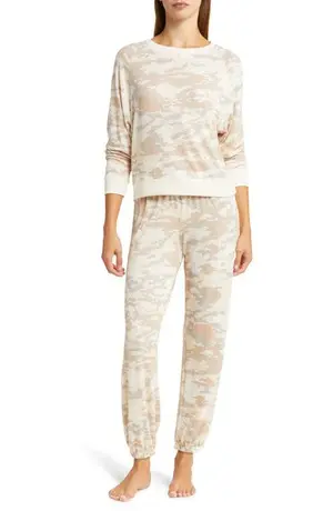 Honeydew Intimates Star Seeker Brushed Jersey Pajamas Macrame Camo