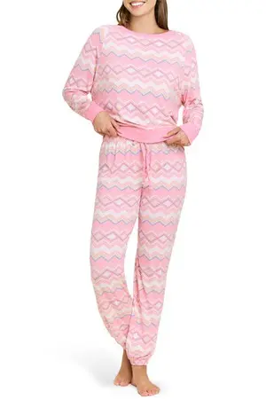 Honeydew Intimates Star Seeker Brushed Jersey Pajamas - Paloma Fairisle