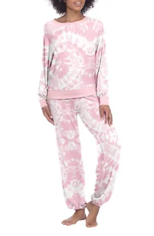 Honeydew Intimates Star Seeker Brushed Jersey Pajamas Pop Tie Dye