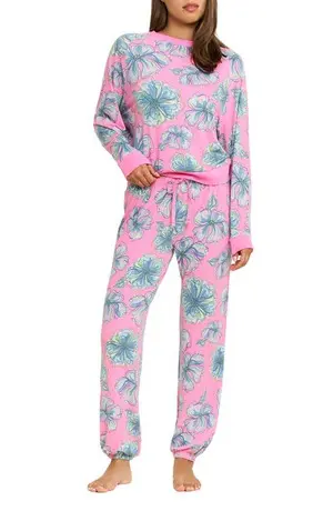 Honeydew Intimates Star Seeker Brushed Jersey Pajamas - Rosette Floral