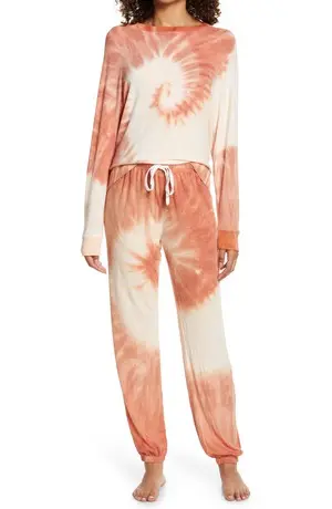 Honeydew Intimates Star Seeker Brushed Jersey Pajamas Sandcastle Tie-dye