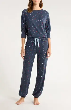 Honeydew Intimates Star Seeker Brushed Jersey Pajamas Supernova Stars