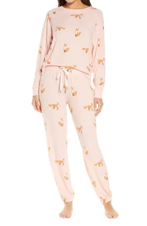 Honeydew Intimates Star Seeker Brushed Jersey Pajamas Twinkle Fox