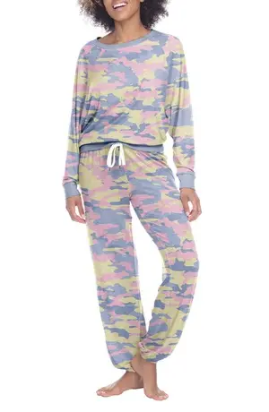 Honeydew Intimates Star Seeker Brushed Jersey Pajamas Zest Camo