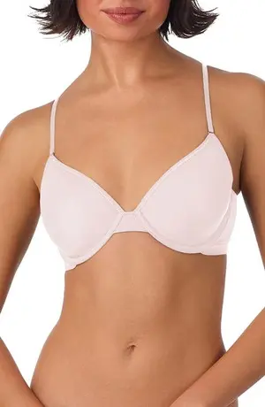 ON GOSSAMER Next To Nothing Underwire T-shirt Bra - Mauve Chalk
