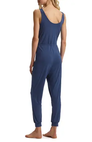 Commando Butter Tank Lounge Jumpsuit - Bright Navy