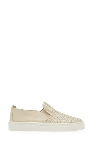 The Flexx Woven Slip-on Sneaker - Beige