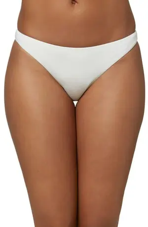 O'Neill Rockley Saltwater Solid Bikini Bottoms Vanilla
