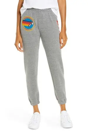 Aviator Nation Rainbow Logo Fleece Sweatpants