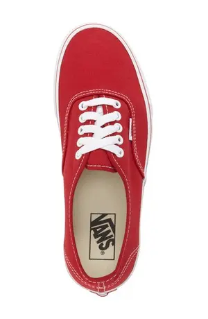 VANS Authentic Lace-up Sneakers - Red