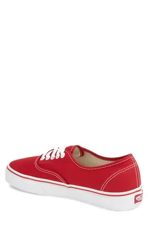 VANS Authentic Lace-up Sneakers - Red