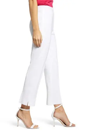 Ming Wang Knit Ankle Pants - White