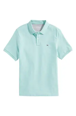 Vineyard Vines Edgartown Piqué Performance Polo Antigua Green