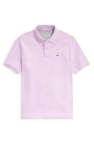 Vineyard Vines Edgartown Piqué Performance Polo Crocus