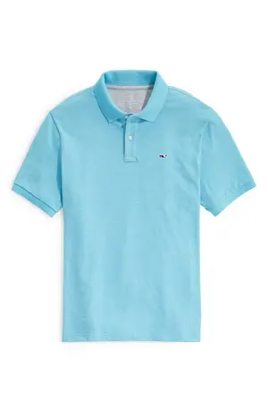 Vineyard Vines Edgartown Piqué Performance Polo Island Blue