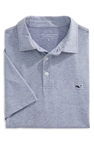 Vineyard Vines Jean Stripe Sankaty Performance Polo - Stripe Hammerhead