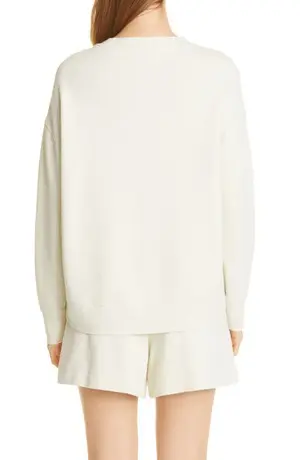 Vince Essential Relaxed Cotton Sweatshirt