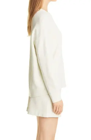 Vince Essential Relaxed Cotton Sweatshirt
