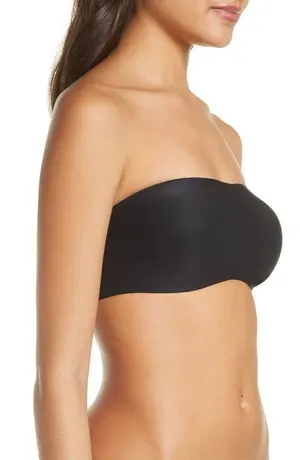 Chantelle Soft Stretch Padded Bandeau Bralette - Black