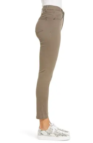 Wit & Wisdom High Waist Ankle Skinny Pants - Brindle Olive
