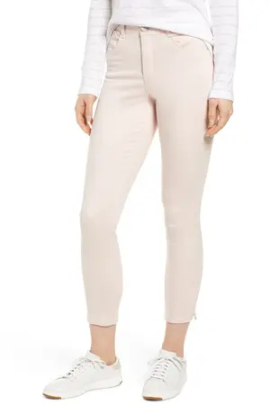 Wit & Wisdom Ab'solution High-waist Ankle Skinny Pants - Crystal Pink