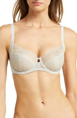 Natori Statement Underwire Bra Grey/ Lm Lim