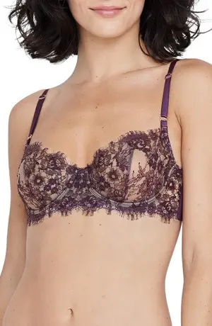 SKARLETT BLUE Entice Underwire Balconette Bra Majestc/ Ny