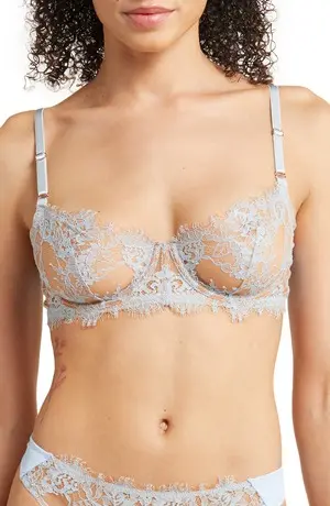 SKARLETT BLUE Entice Underwire Balconette Bra Sky/ Ginger
