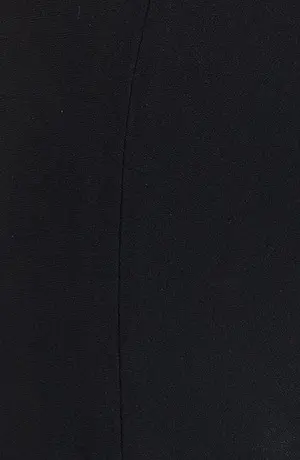 Alexander McQueen Leaf Crepe Bootcut Trousers - Black