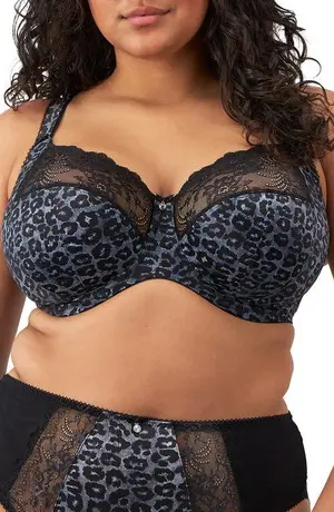 Elomi ELOMI Morgan Full Figure Underwire Bra Snow Leopard