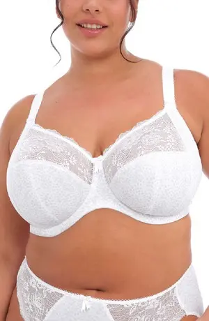 Elomi Morgan Full Figure Underwire Bra - White