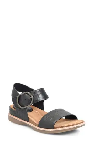 SOFFT Bali Platform Sandal - Black Croc