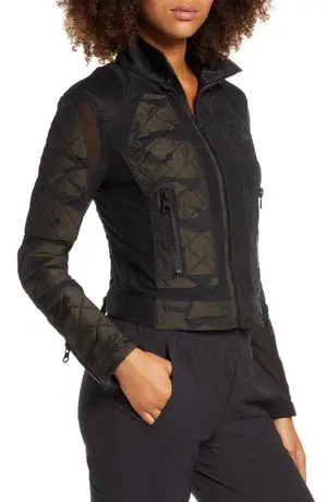 Blanc Noir Mesh Moto Jacket