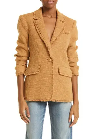 Cinq À Sept Khloe Bouclé Blazer - Sahara