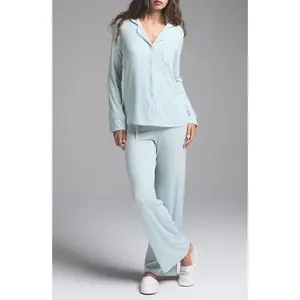 SKIMS Soft Lounge Rib Sleep Set Frost