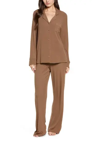 SKIMS Soft Lounge Rib Sleep Set Oxide