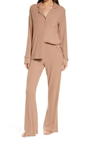 SKIMS Soft Lounge Rib Sleep Set Sienna